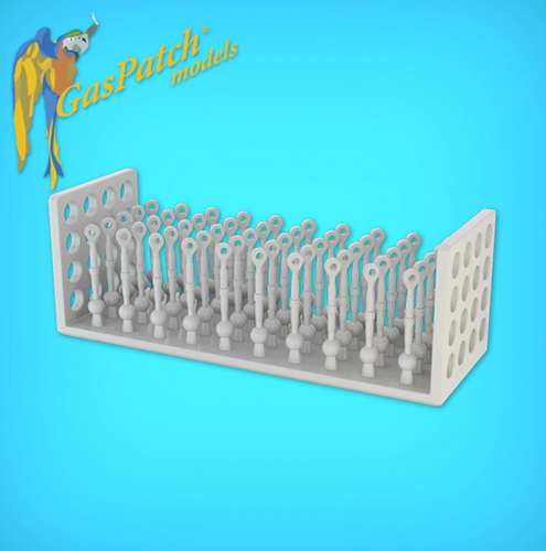 Gaspatch Models 18-32135 Turnbuckles Type Albatros 50pcs
