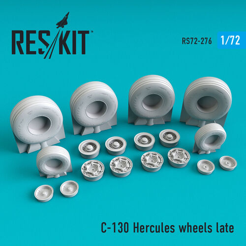 DISCONTINUED RES/KIT 72-0276 C-130 Hercules wheels late