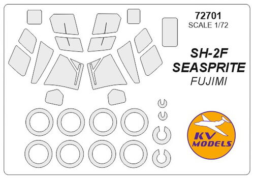 KV Models 72701 Kaman SH-2F (FIJIMI) SeaSprite + wheels masks