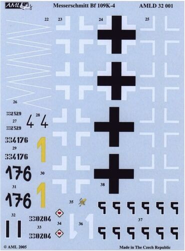 AML D32002 Messerschmitt Bf 109K-4 part II