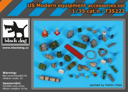Black Dog T35222 US modern equipment accessoris set