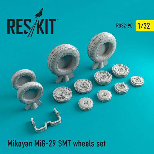 RES/KIT 32-0090 Mikoyan MiG-29 SMT wheels set