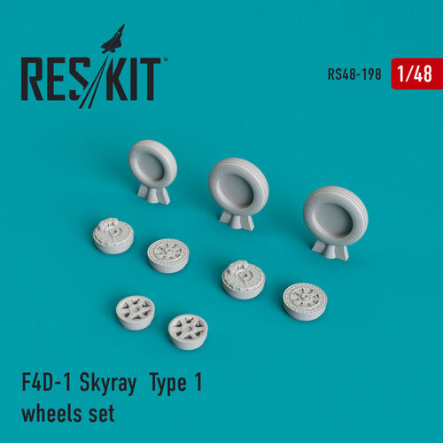 RES/KIT 48-0198 F4D-1 Skyray Type 1 wheels set