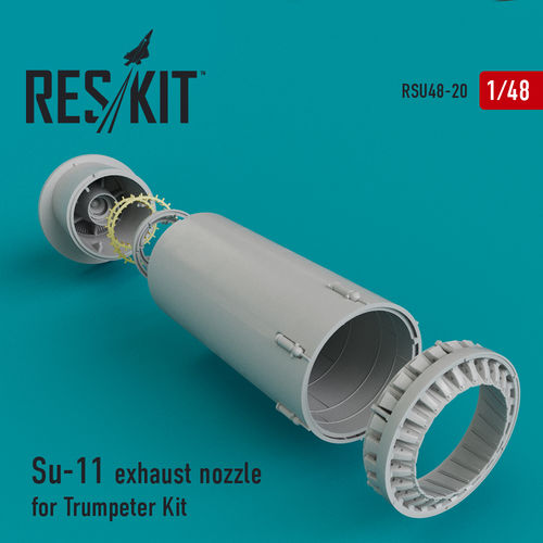DISCONTINUED RES/KIT U48-0020 Su-11 exhaust nozzle for Trumpeter Kit