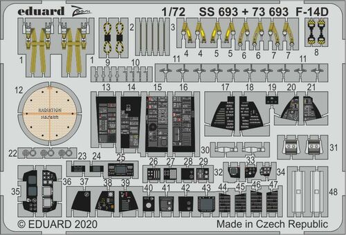 Eduard 73693 F-14D Great Wall Hobby