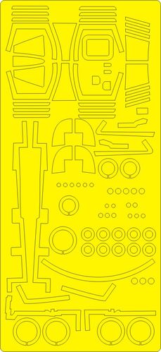 New Ware AM0247 TF-104G, F-104D, F-104DJ Starfighter ADVANCED kabuki masks for Hasegawa