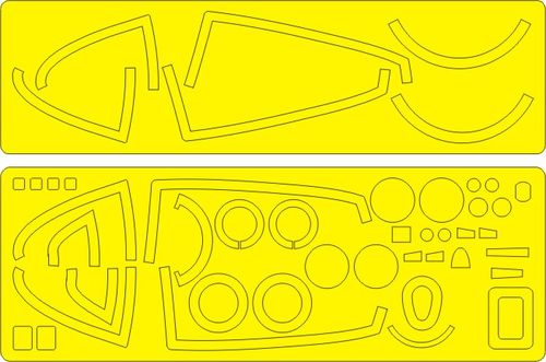 New Ware AM0316 F-18C Hornet EXPERT kabuki masks for Hasegawa