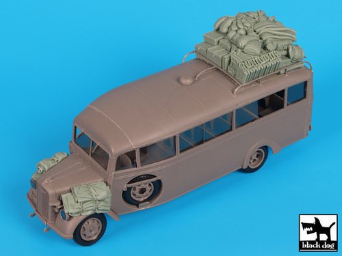 Black Dog T35171 Opel Blitz 3.6-47 Omnibus accessories set for Roden