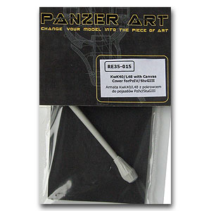PanzerArt RE35-015 Barrel with Canvas Cover for PzIV/StuG III (Mid Pattern)