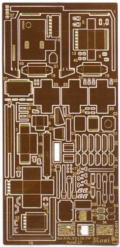 Part P35-041 Sd.Kfz.251/3-IV Ausf.D "ROSI" Tamiya