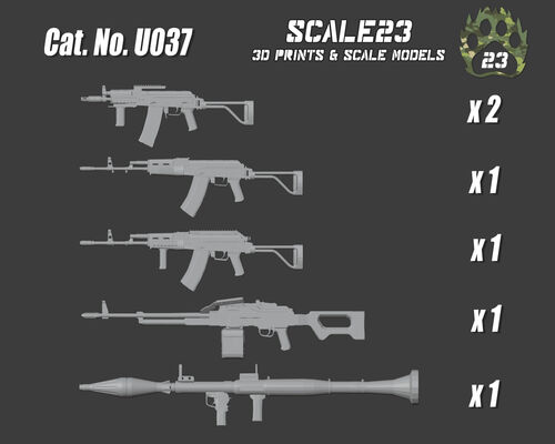 Scale23 35-U037 Set 'Polish Army Weapons' Basic '96 - 1 Set