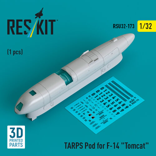RES/KIT U32-0173 TARPS Pod For F-14 'Tomcat' (1pc) (3D Printed)