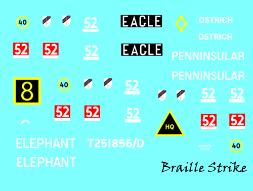 Braille Strike 35154 Churchill Tanks Of The 4th Coldstream Guards