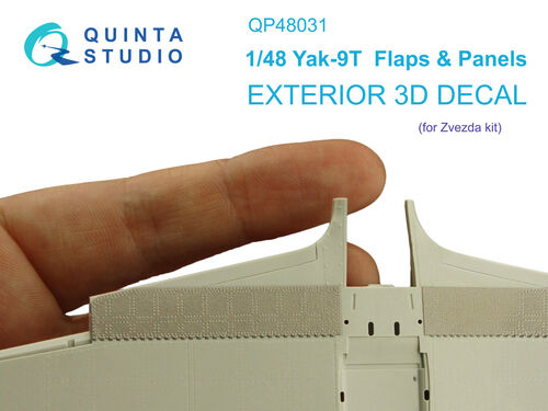 Quinta Studio QP48031 Yakovlew Yak-9 T - Flaps and Panels (for Zvezda kits)