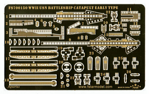 Five Star Model 700150 US Navy WWII Catapult for Battleship (Early Type)