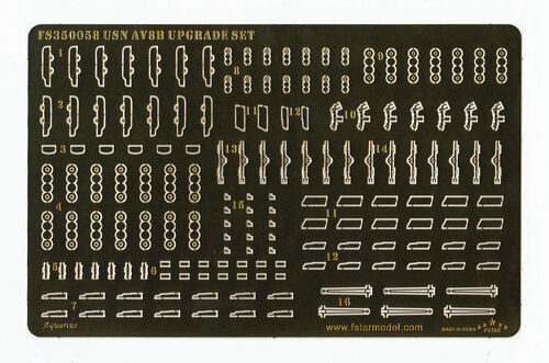 Five Star Model 350058 US Navy AV-8 B Harrier II - Upgrade set (6 set for Trumpeter 06259 kit)