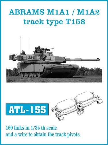 FriulModel 155 Tracks for M1A1 / M1A2 Abrams Track type T158