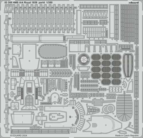 Eduard 53308 HMS Ark Royal 1939 Part 4 I LOVE KIT