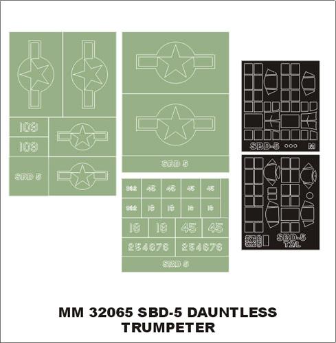 Montex MM32065 SBD-5 Dauntless Trumpeter 2243
