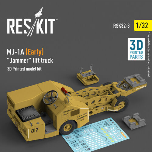 RES/KIT K32-0003 MJ-1A (Early) 'Jammer' Lift Truck (3D Printed Model Kit)