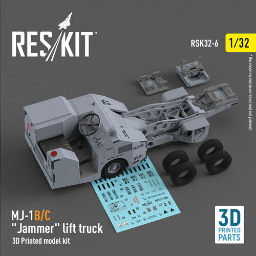 RES/KIT K32-0006 MJ-1B/C 'Jammer' Lift Truck (3D Printed Model Kit)
