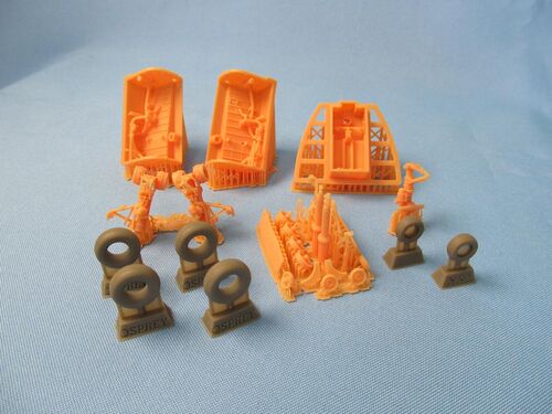Metallic Details MDR48219 Bell MV-22 Osprey - Landing Gears Set (designed to be used with Hobby Boss kits)