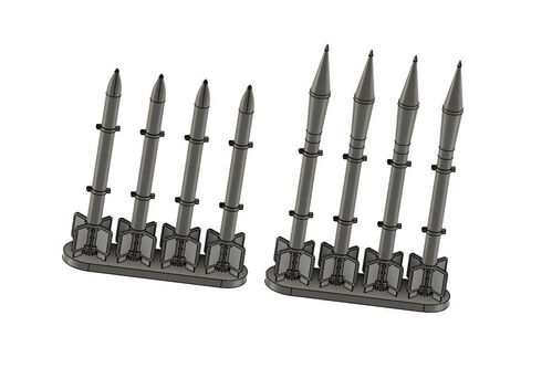 Airone Hobby AHL48069 ATAR (HVAR) Rockets Set (16 pcs)