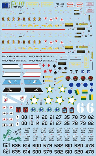 FCM 48037 AT-26 Xavante (Aeromacchi MB.326) in Brazilian Air Force Service
