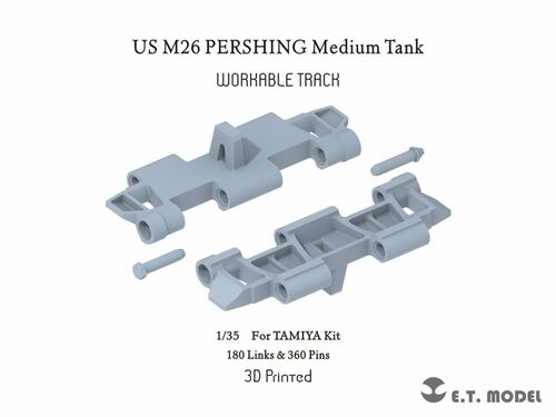 ET Model P35-058 US Heavy Tank M26 Pershing - Workable Track (for Tamiya Kit)