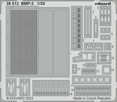 Eduard 36512 BMP-3 Zvezda