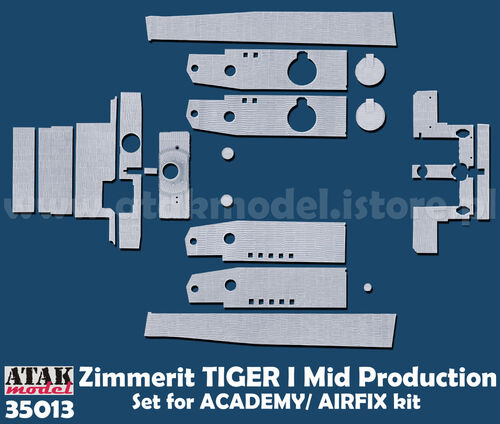 Atak Model 35013 Zimmerit Tiger I Mid Production (for Academy and Airfix kits)
