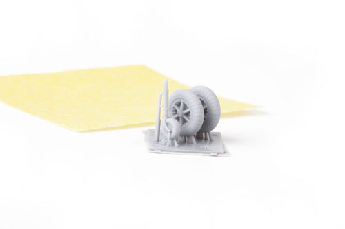 Eduard 672340 Bf 109G-2/G-4 Wheels For Plain Wings PRINT EDUARD