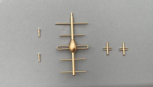 CNC Micro Turning A32201 Consolidated B-24 D/J - Antennaes and dipols (designed to be used with Hobby Boss kits)