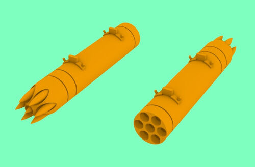 LF Models 3D7212 MATRA 122 Rocket Pod (2pcs)