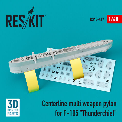 RES/KIT 48-0417 Centerline Multi Weapon Pylon For F-105 "Thunderchief"