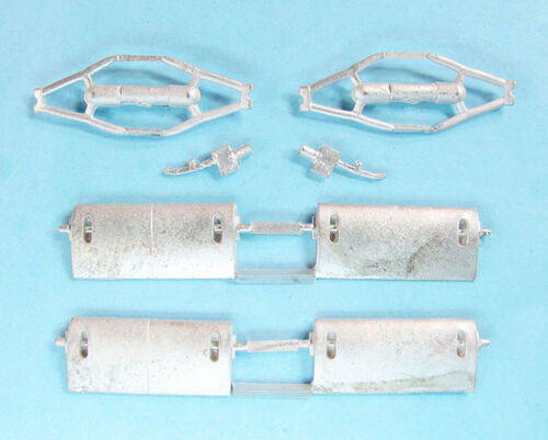 Scale Aircraft Conversions 72171 Fokker D.VII - Landing Gear - Set for 2 planes (designed to be used Eduard kits)