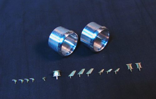 Mini World A7269 Air intakes,pitots,antennas for Gulfstream C-37B/ G-550 Amodel