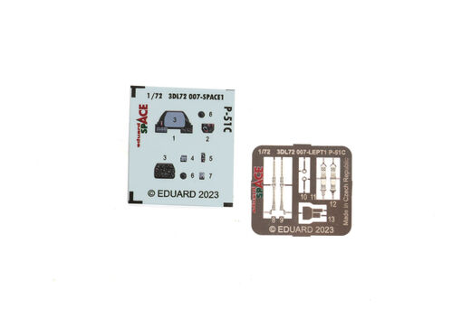 Eduard 3DL72007 P-51C Space Arma Hobby