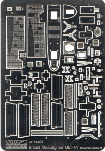 Marabu Finest Hobby Designs M14403 Bristol Beaufighter Mk.I-VI
