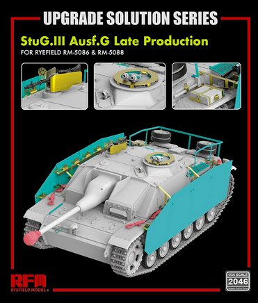 Rye Field Model RM-2046 Upgrade Solution Series for 5086,5088 StuG.III Ausf. G late