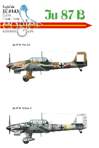 Eagle Editions D143-72 Stukas Ju 87 B