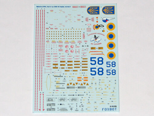 FOXBOT 48-085 Sukhoi Su-27P, Part 2, Ukranian Air Forces, digital camouflage