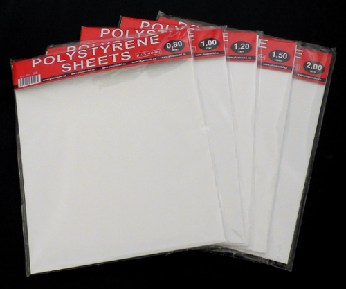 Plus Model 521 Plastic plates big 0,2 mm