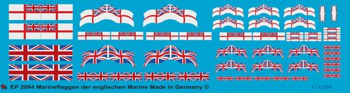 Peddinghaus-Decals 2994 Ensigns Of The British Navy II World War