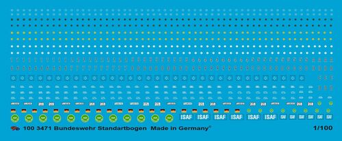 Peddinghaus-Decals 3471 Team Yankee Bundeswehr Standard Markings