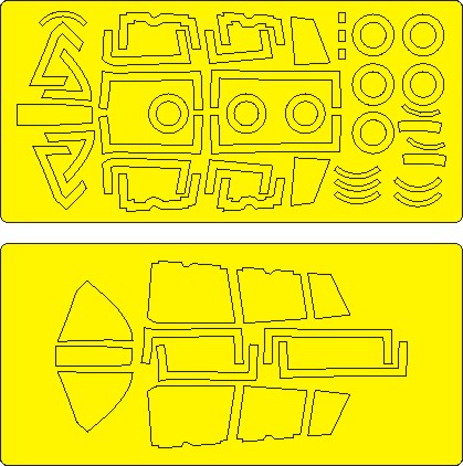 New Ware AM0955 OV-10D Bronco EXPERT kabuki masks for ICM
