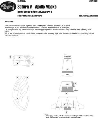 New Ware S127 Saturn V-Apollo