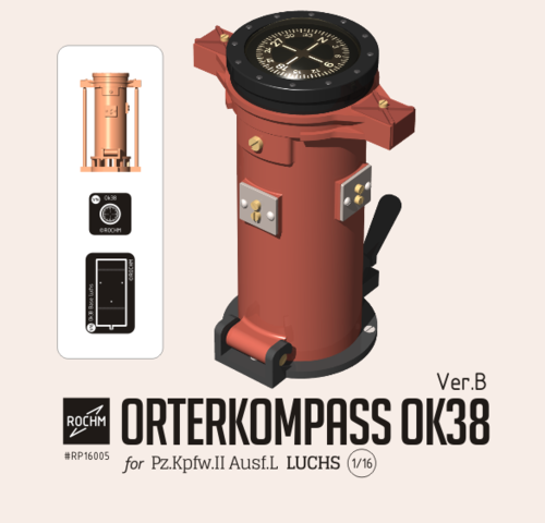 Rochm Model RP16005 Orterkompass OK 38 Ver.B for Pz.Kpfw.II Ausf.L LUCHS