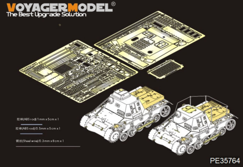 VoyagerModel.Co.Ltd PE35764 WWII German Pz.Bef.Wg.I Command tank Sd.Kfz. 265 basic