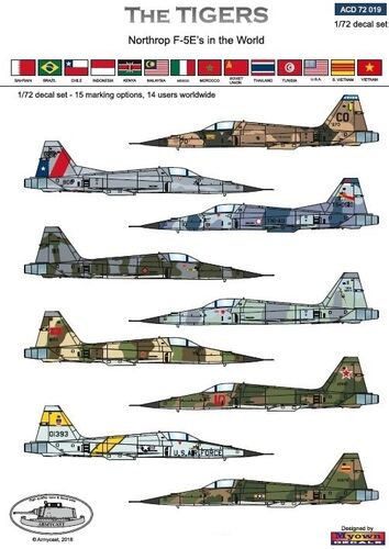 Armycast ACD72019 The Tigers - Northrop F-5E's In The World